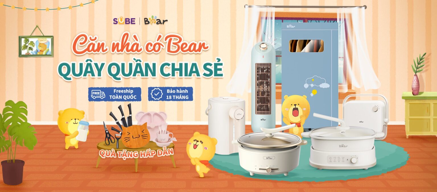 Nồi chiên không dầu Bear 5L AF-5H15I52 - Công ty Cổ phần SUBE Việt Nam